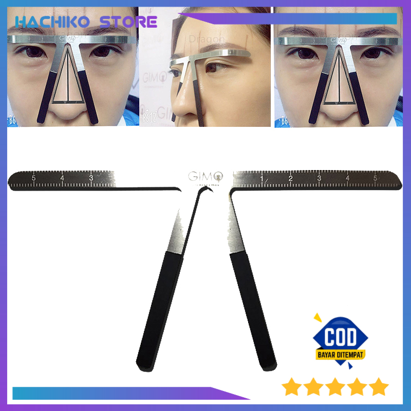 Penggaris Alis Eyebrow Ruler Measure Shaping Tool [Bisa COD] Alat ...
