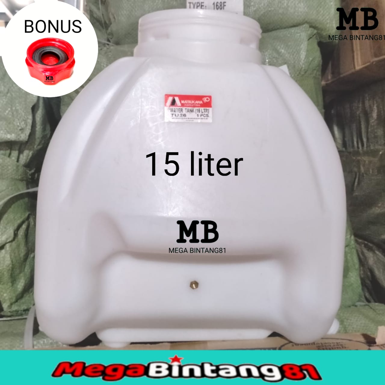Tangki air sprayer TU26 tabung air sprayer TU26 / 3WZ4 15 LITER ...