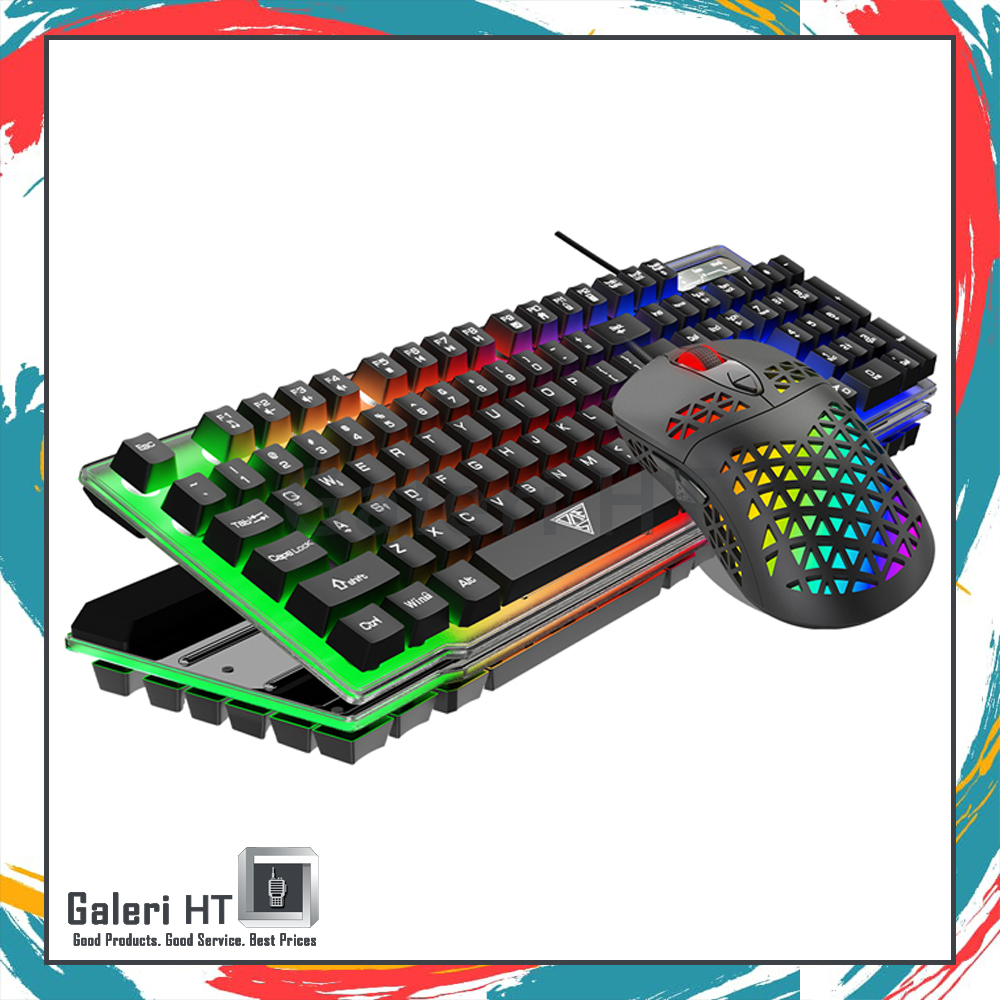 COD Keyboard Gaming RGB LED with Mouse - V4 Combo - Black | Lazada ...