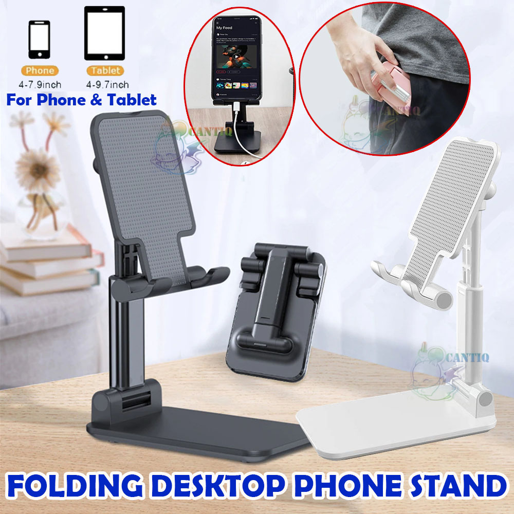 1 PCS Universal Portable Phone Holder Folding Desktop Phone Stand Untuk ...