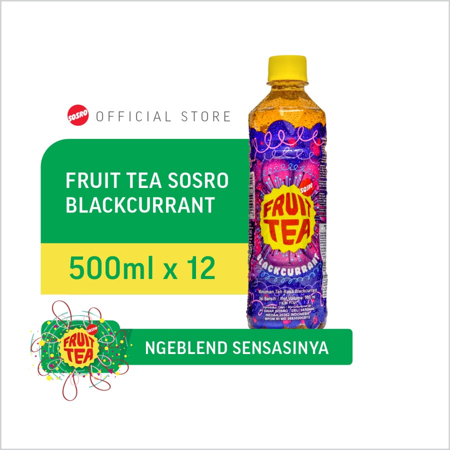 Sosro Fruit Tea 500 ml 1 dus isi 24 pcs | Lazada Indonesia