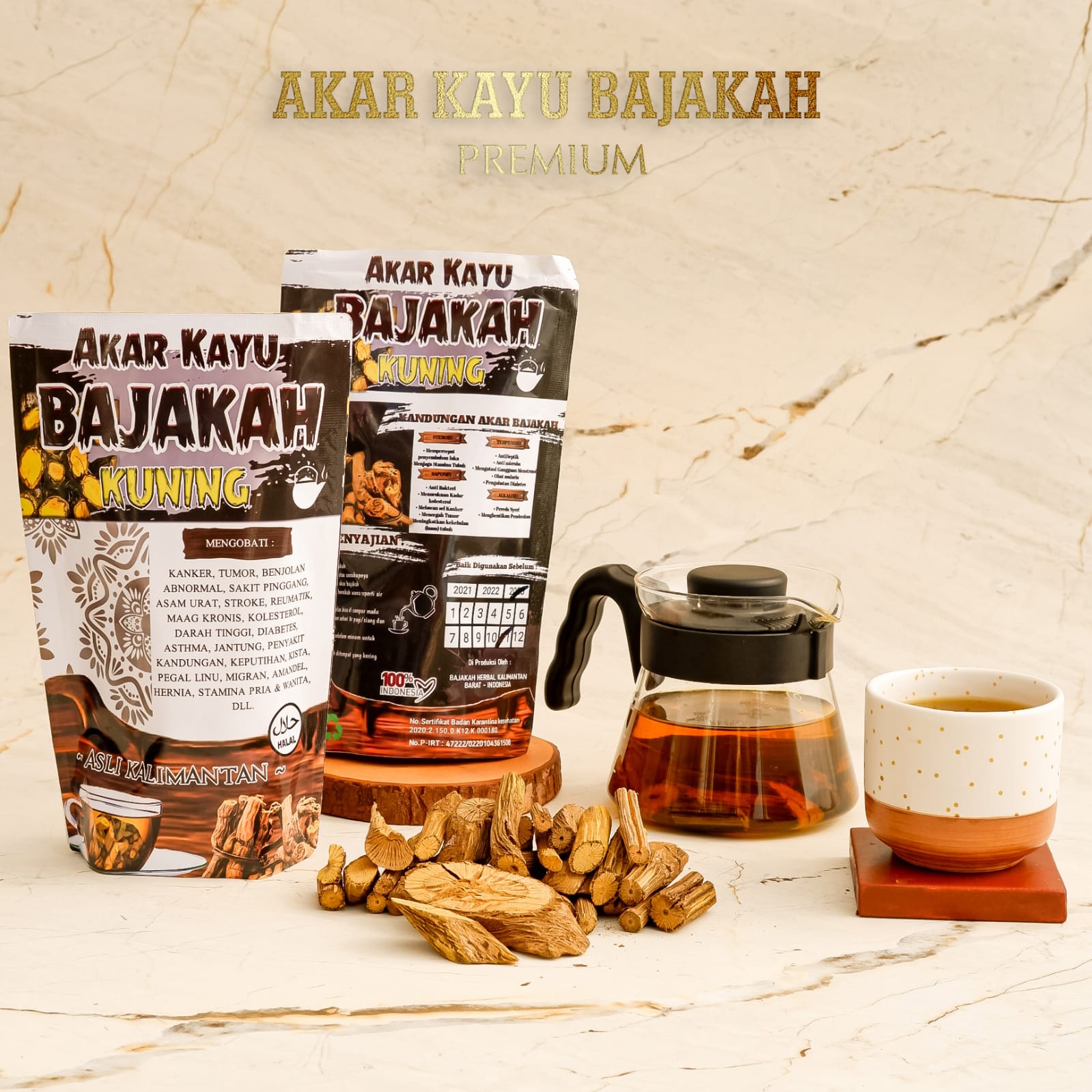 AKAR KAYU BAJAKAH ASLI KALIMANTAN TEH BAJAKAH KALIMANTAN | Lazada Indonesia
