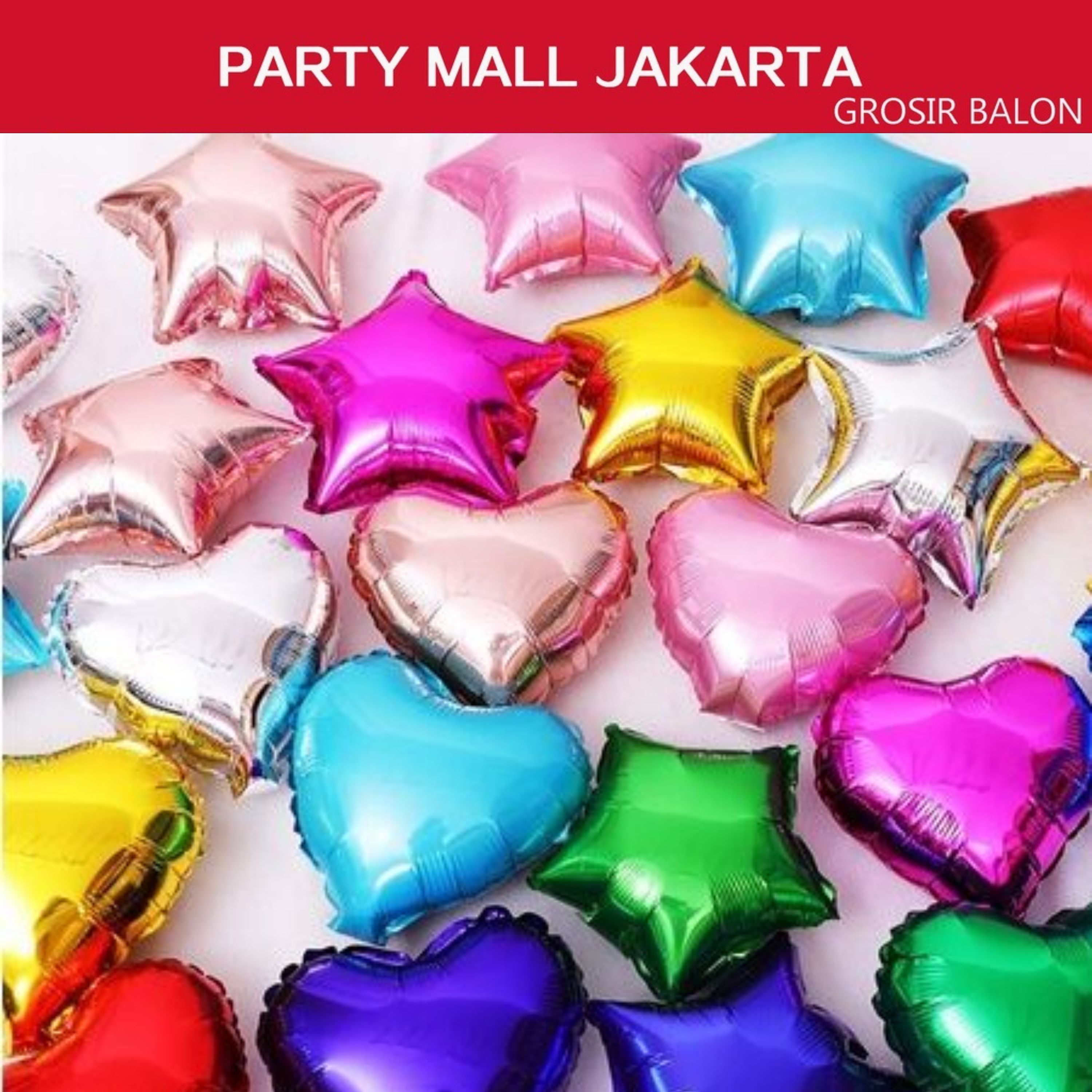 BALON FOIL LOVE / BALON FOIL BINTANG/ LOVE 10 INCH / BALON FOIL BINTANG ...
