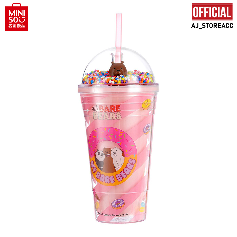 MINISO BOTOL MINUM CANTIK WE BARE BEARS IS AN ANIMATED | Lazada Indonesia
