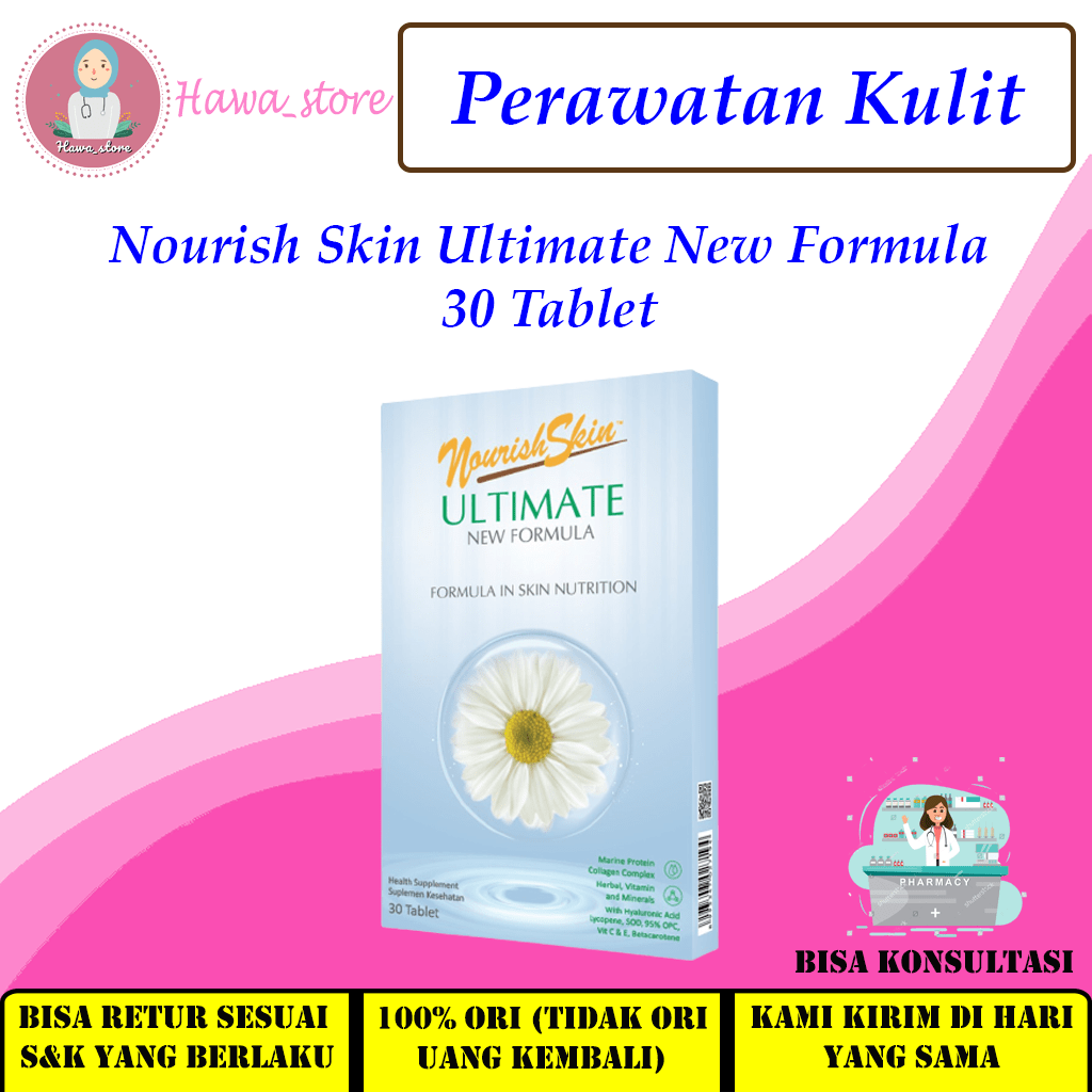Nourish Skin Ultimate New Formula 30 / Anti Aging / Melembabkan ...