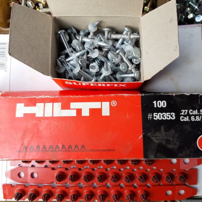 paku ramset merk superfix dan mesiu hilti | Lazada Indonesia