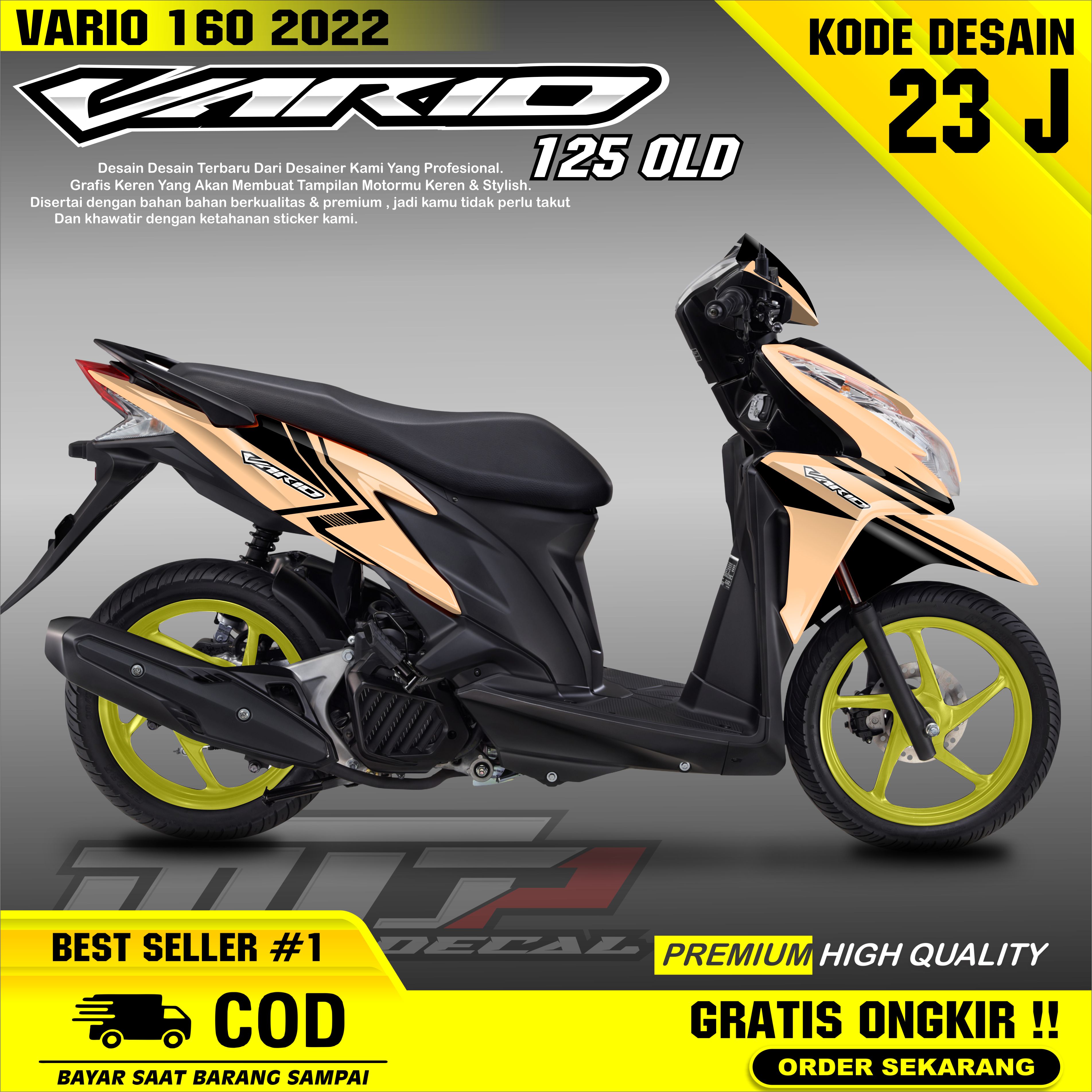 (TERBARU) Decal sticker Vario 125 old cbs Full Body - Dekal Stiker ...