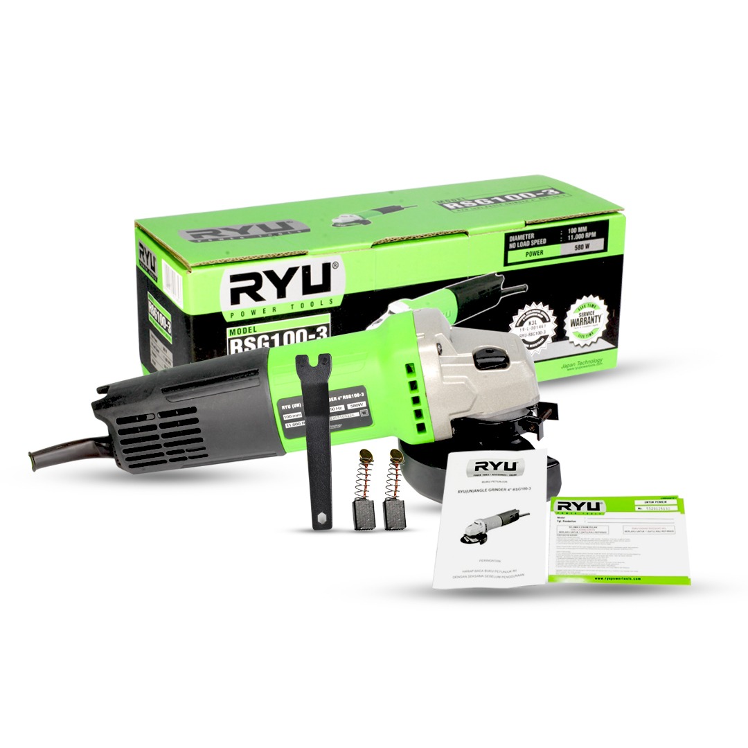 ORIGINAL RYU CORDLESS GRINDER 20V - GERINDA BATERAI | Lazada Indonesia