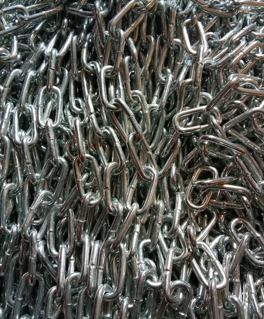 Rantai Baja Ukuran 1/8 Eceran Per Meter Rantai Pagar Kendaraan Dll ...