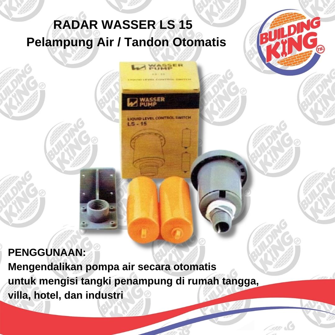 Radar Pelampung Tangki Air Wasser LS-15 Sensor Otomatis Level Toren ...