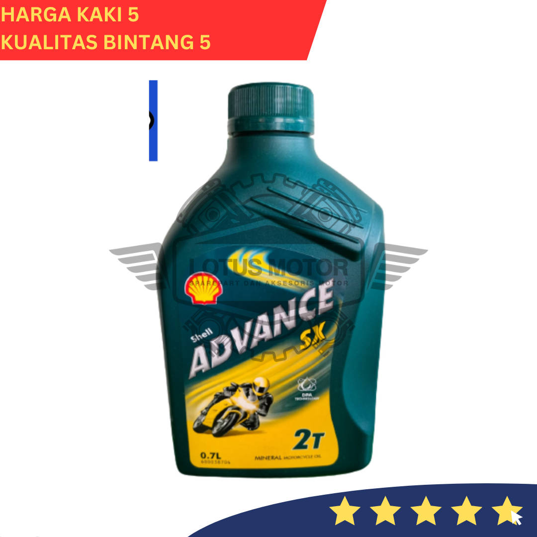 Oli Samping Shell Advance 2T SX Original | Lazada Indonesia