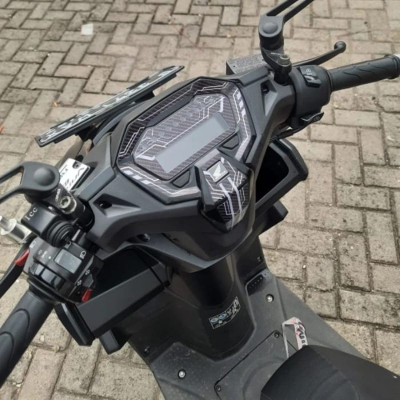 Stiker Sticker SpeedoMeter VARIO 160 Carbon Stiker Speedo Meter VARIO ...