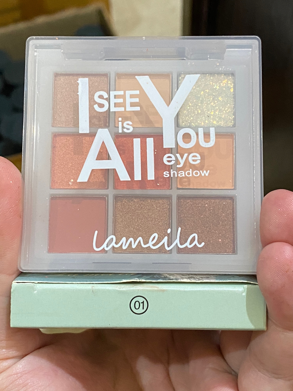 EYESHADOW LAMEILA NEW Eyeshadow Palette 9 Warna Pigmen Glitter ...