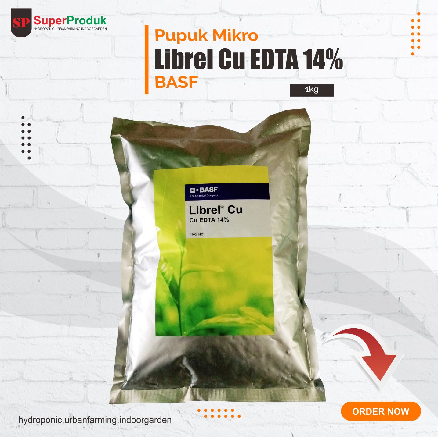 Pupuk Mikro Librel Cu Edta 14% Basf 1kg | Lazada Indonesia