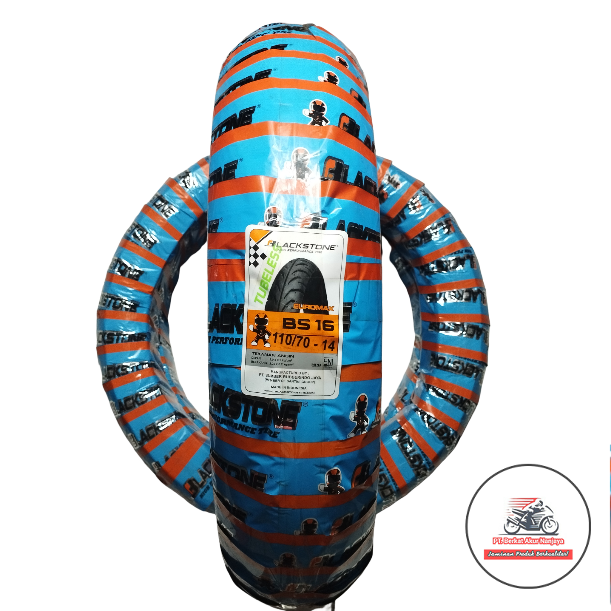 Ban Motor Matic Blackstone BS 16 Ukuran 110 70 14 Tubeless BS16 Bonus ...