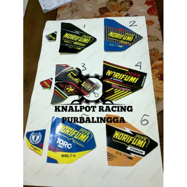 Stiker Norifumi Knalpot Norifumi stiker tahan panas | Lazada Indonesia