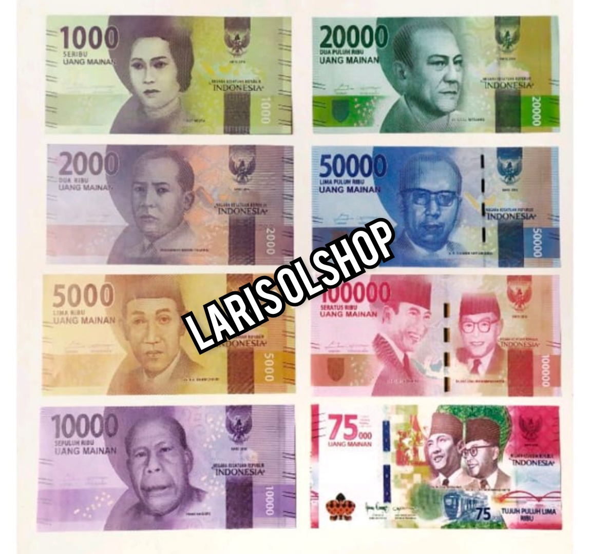 UANG MAINAN seperti Asli bisa buat MAHAR (tidak ada gambar kartun ...