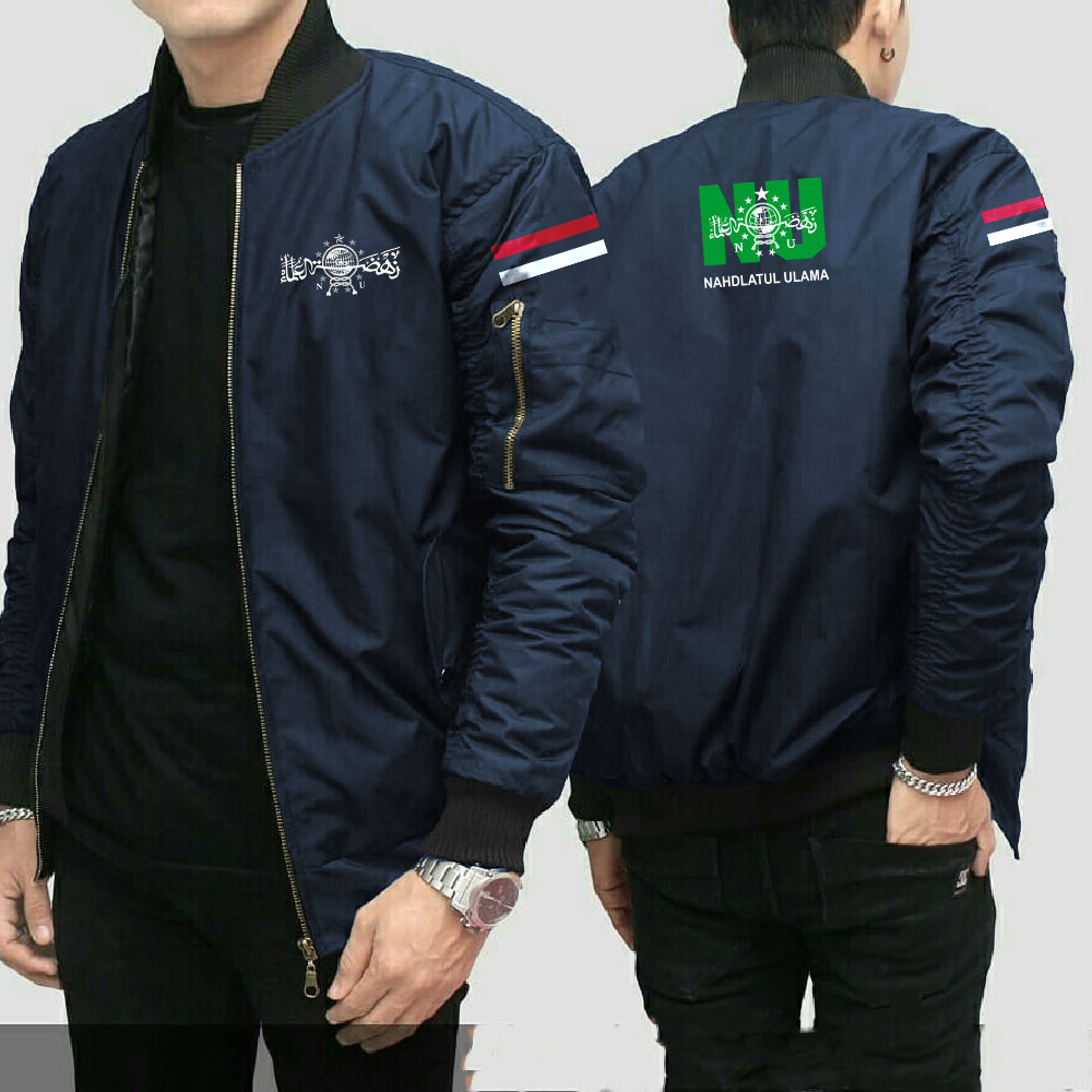 JAKET BOMBER NAHDLATUL ULAMA NU / JAKET SANTRI INDONESIA / SANTRI NU ...