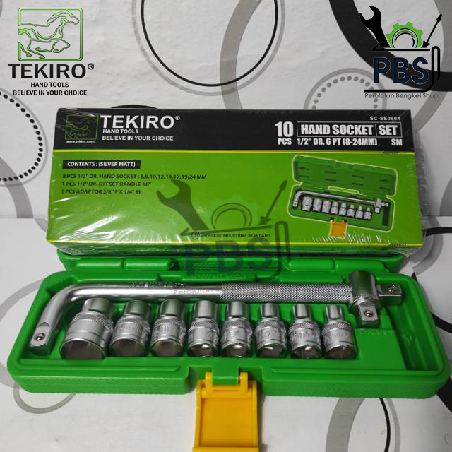 Kunci Sok TEKIRO . Kunci Sok TEKIRO 10 PCS . Kunci Sok Set TEKIRO 8mm ...
