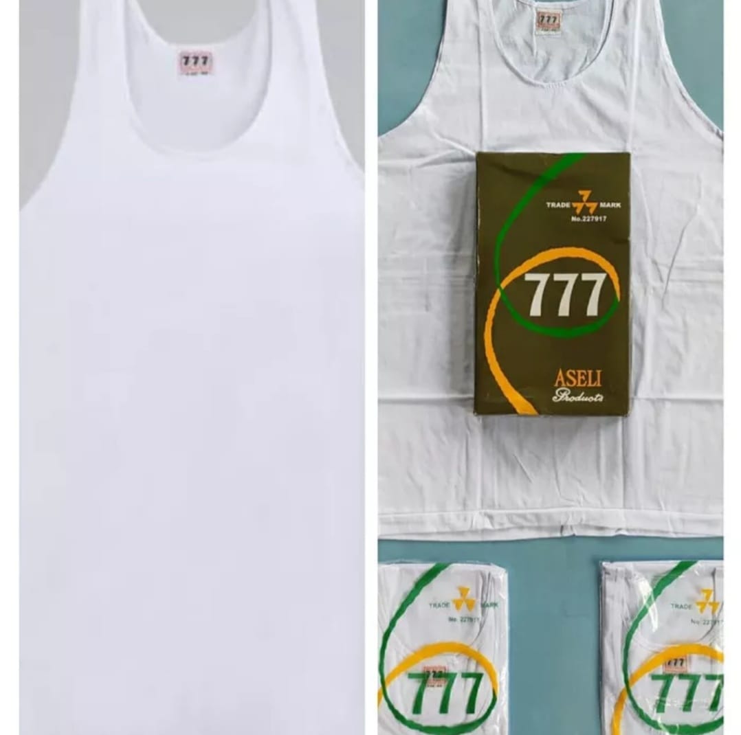 Singlet 777 BHB / Kaos Kutang / Kaos Dalam Pria Tanpa Lengan / Kaos ... Singlet 777 BHB / Kaos Kutang / Kaos Dalam Pria Tanpa Lengan / Kaos ...