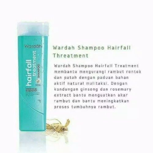 wardah treatment shampoo hairfall /anti dandruff 170ml | Lazada Indonesia