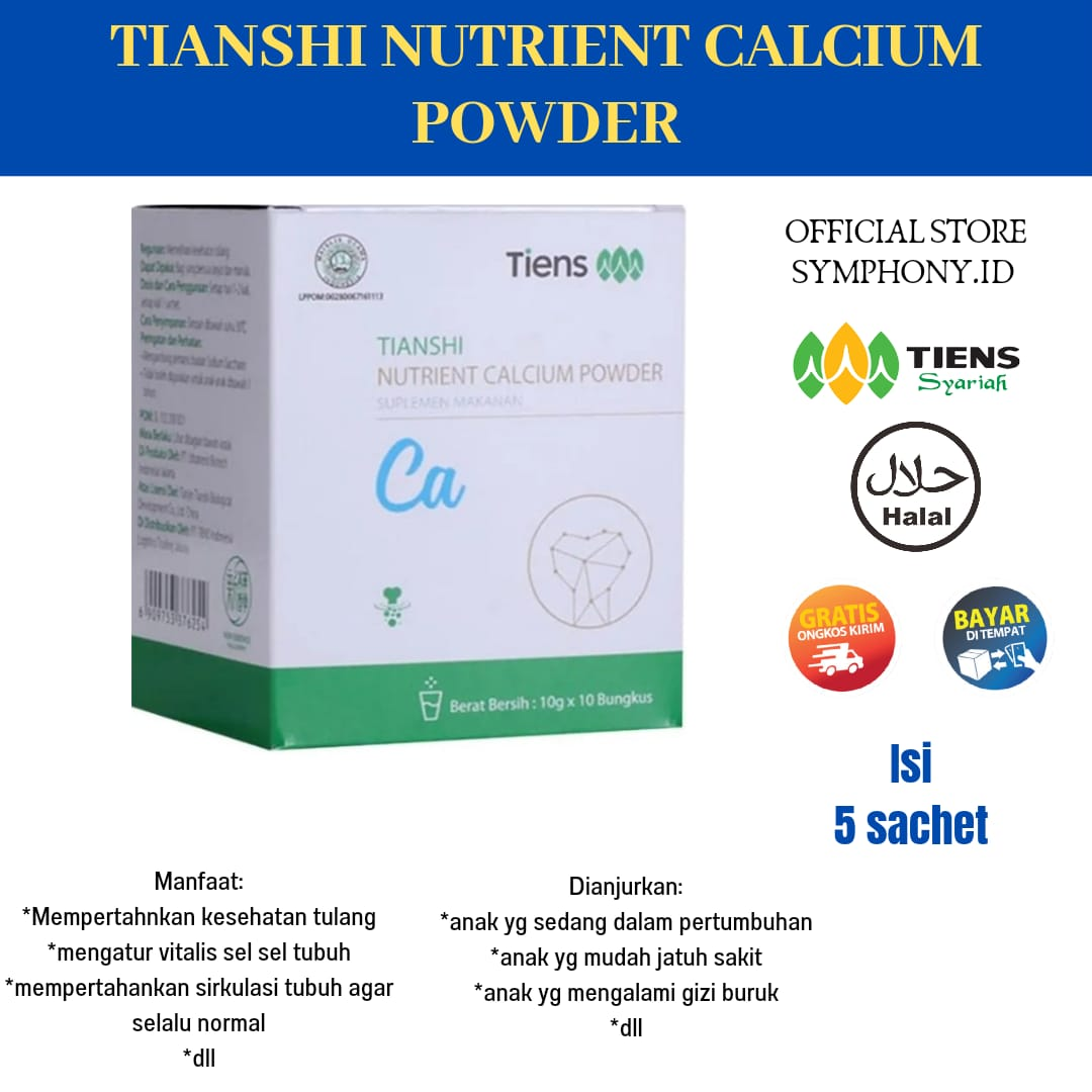 DISKON 50% Nutrient High Calcium Powder Tianshi Herbal Suplemen ...