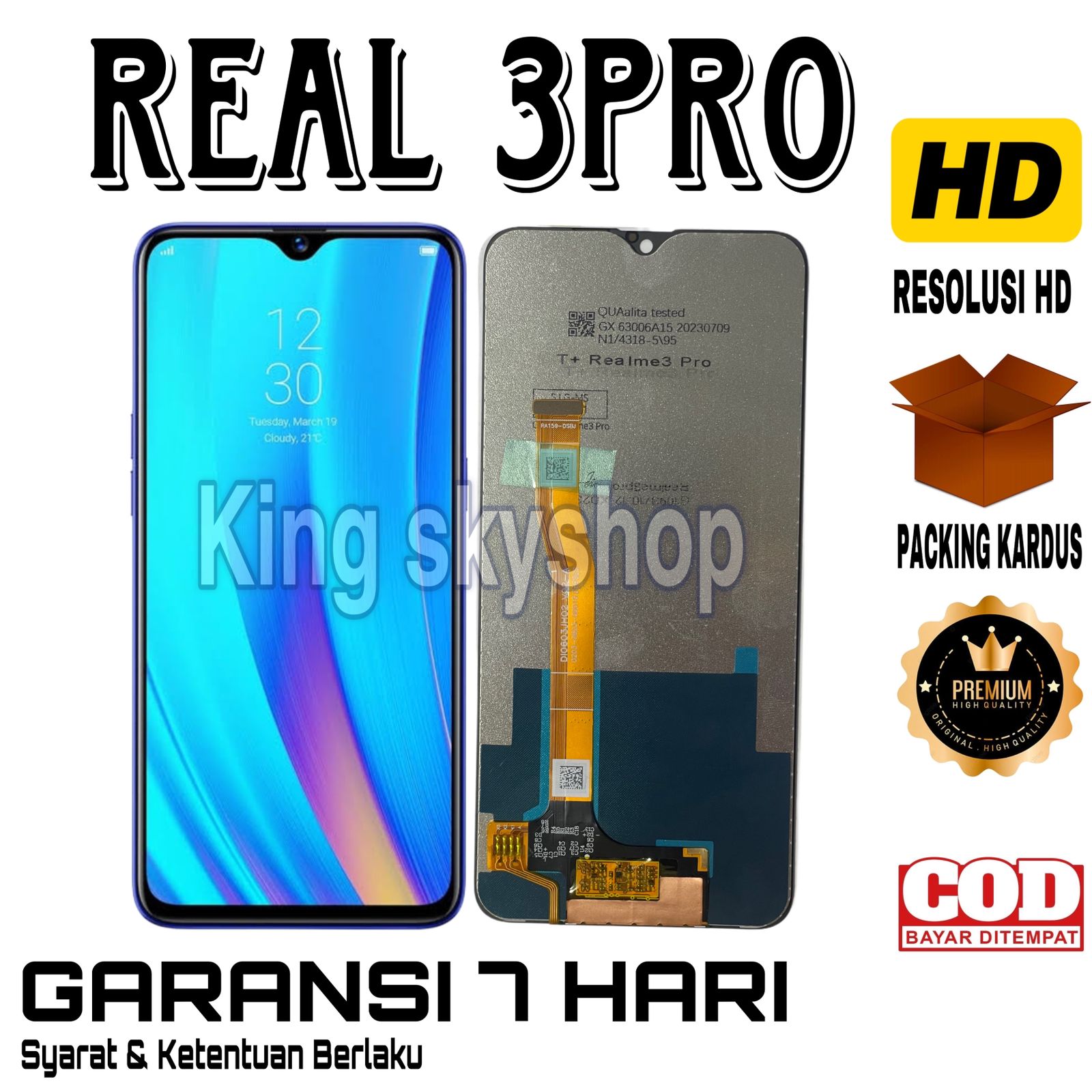 LCD TOUCHSCREEN REALME 3 PRO/RMX1851 FULLSET TOUCHSCREEN | Lazada Indonesia