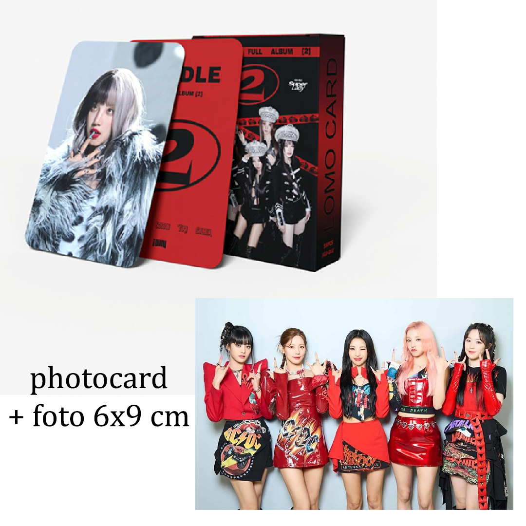 photocard (G)I-dle Super Lady 2 sisi 55pcs agk107 | Lazada Indonesia