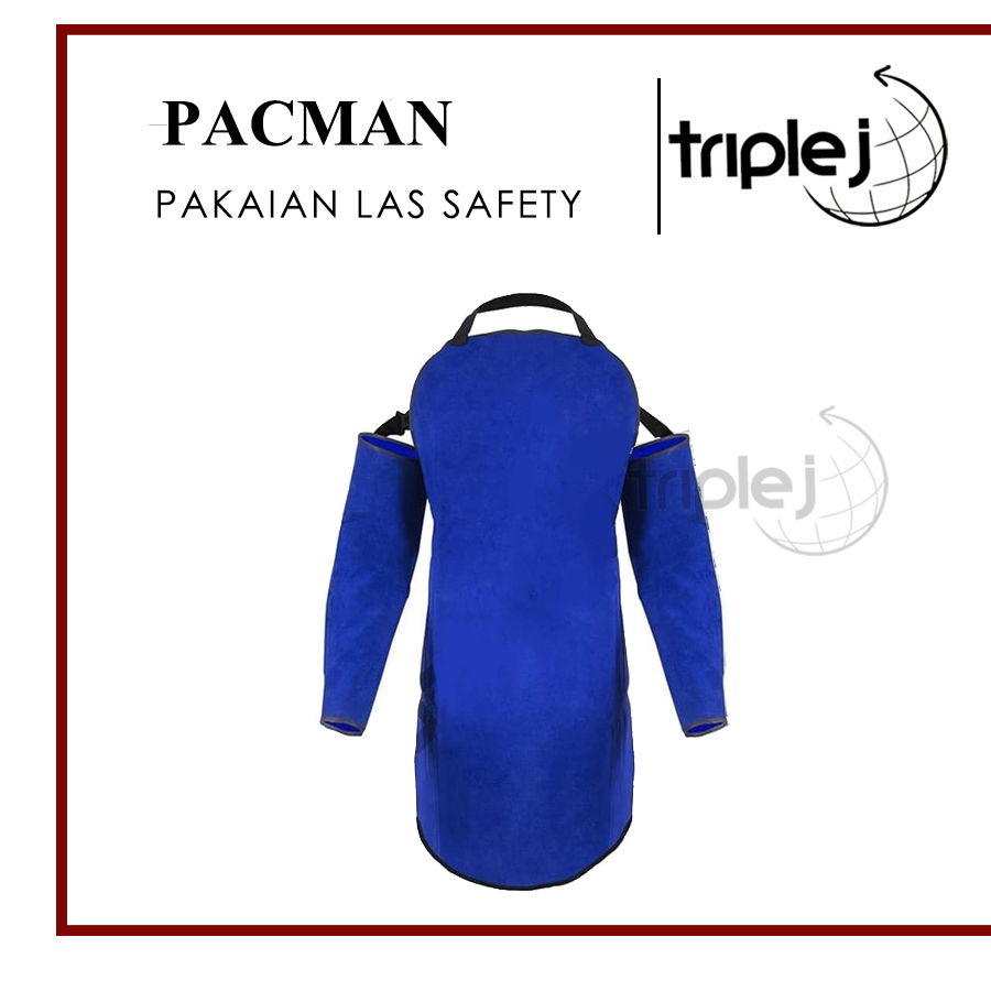 Apron Las Set Kulit Badan + Tangan Seragam Baju Las Safety | Lazada ...