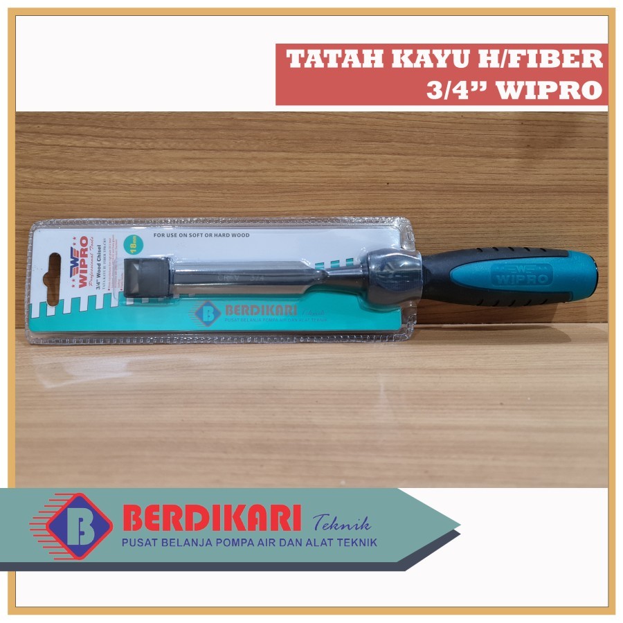 Wipro Tatah Pahat Tata Kayu Wood Chiesel 3/4 1 1 1/4 1 1/2 2 inci ...