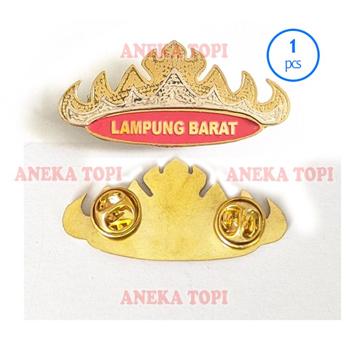Pin Siger Lampung Barat Pin Siger Lampung Murah Lencana Siger Lampung ...