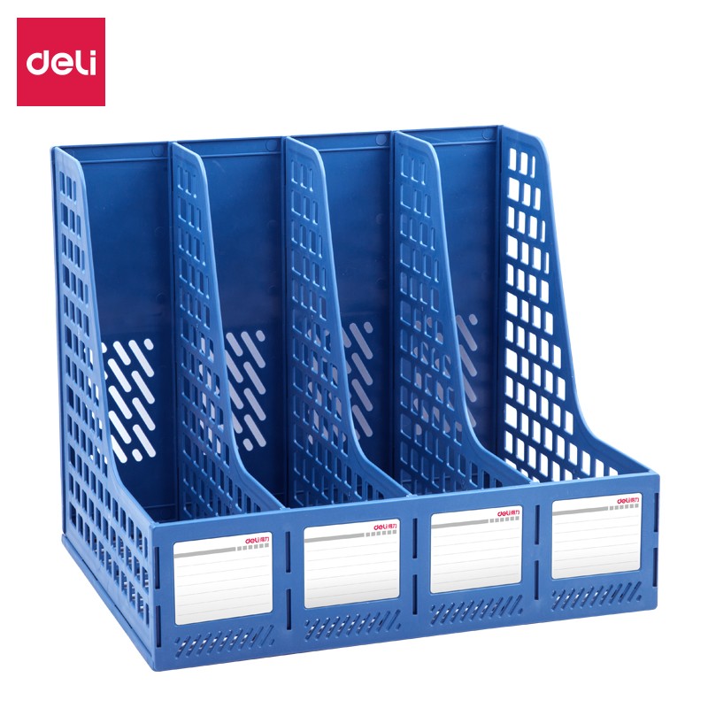 Box File Deli Magazine file Plastik 4 Sekat | Lazada Indonesia