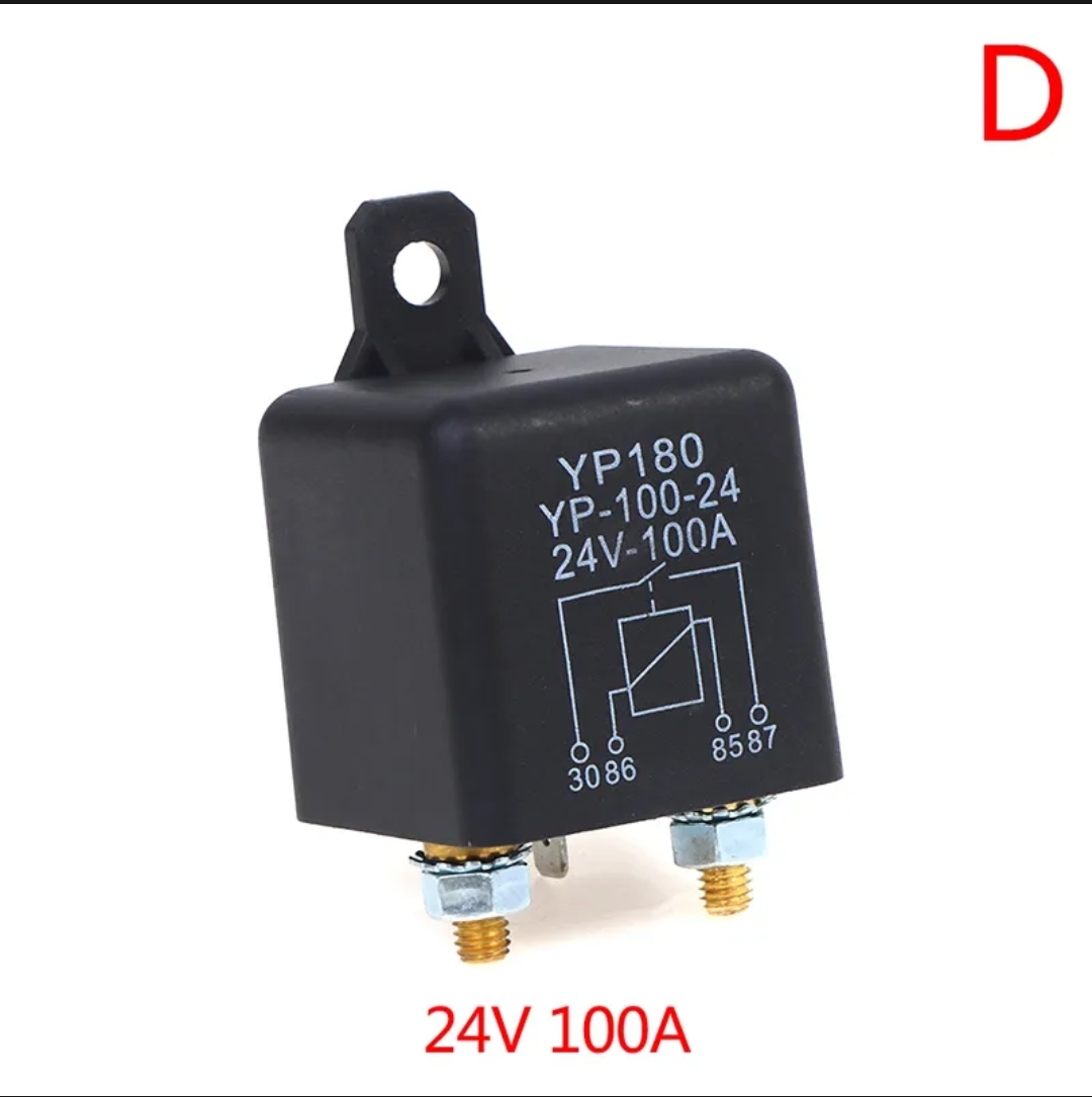 Relay 100 amper untuk PLTS sel surya Inverter Mobil dan Pompa | Lazada ...