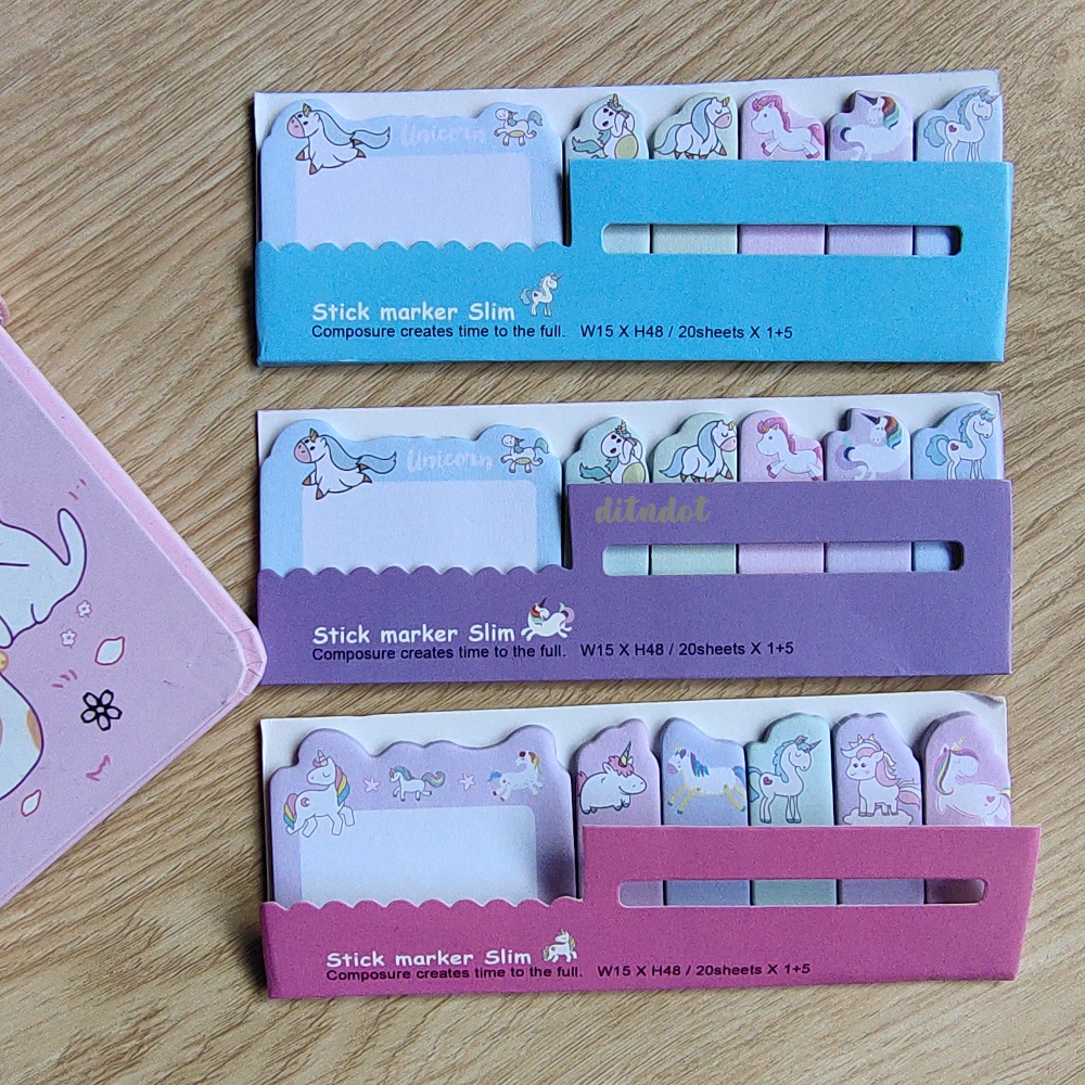 Post It Kertas Karakter Kecil Sticky Note Kertas Karakter Kecil ...