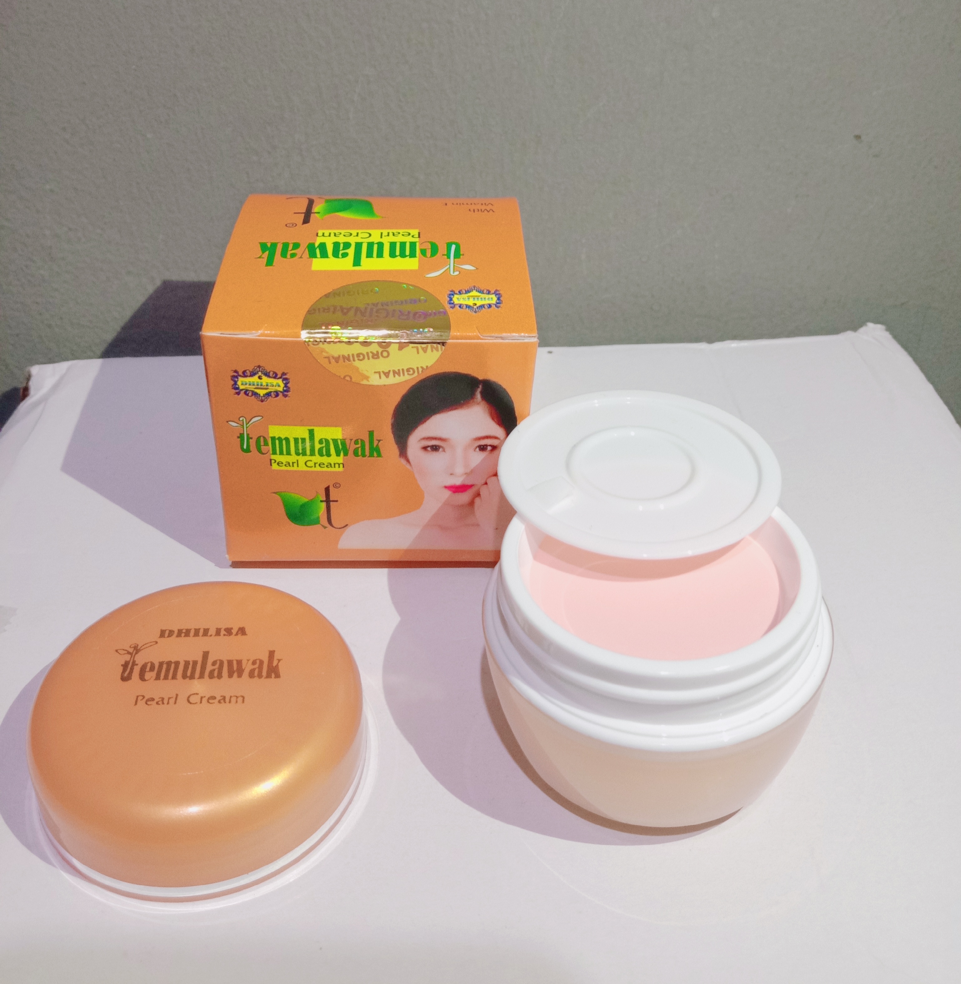 Cream gold temulawak Pearl original BPOM / Dhilisa peral cream with ...