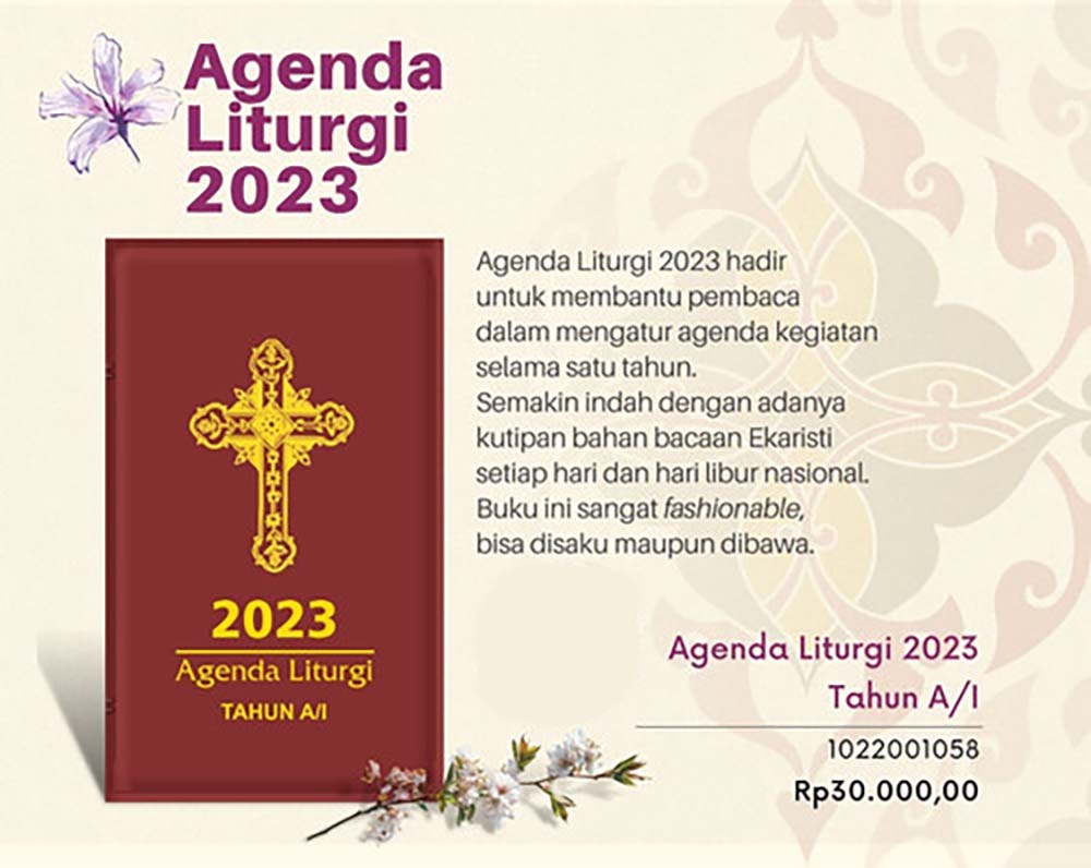 Agenda Liturgi Katolik 2023 Agenda Saku Buku Rohani Katolik | Lazada Indonesia