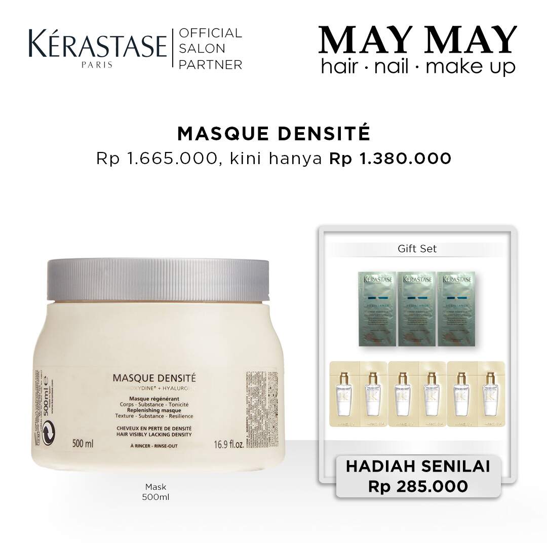 Kerastase Masque Densite Densifique 500ml - Masker Rambut Rontok ...