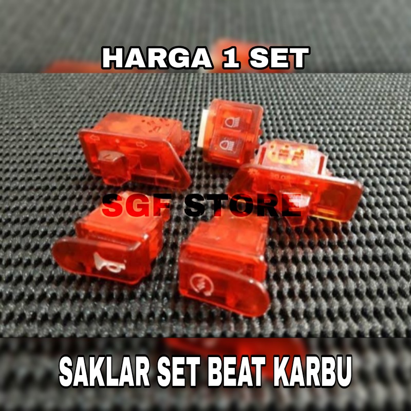 SAKLAR SET MOTOR HONDA BEAT KARBU SUPRA FIT NEW REVO LAMA SUPRA 125 ...