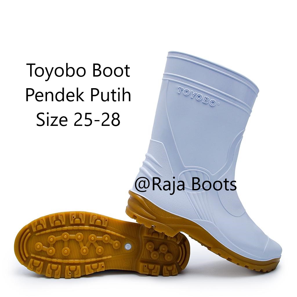 Toyobo Boots Pendek Putih | Lazada Indonesia