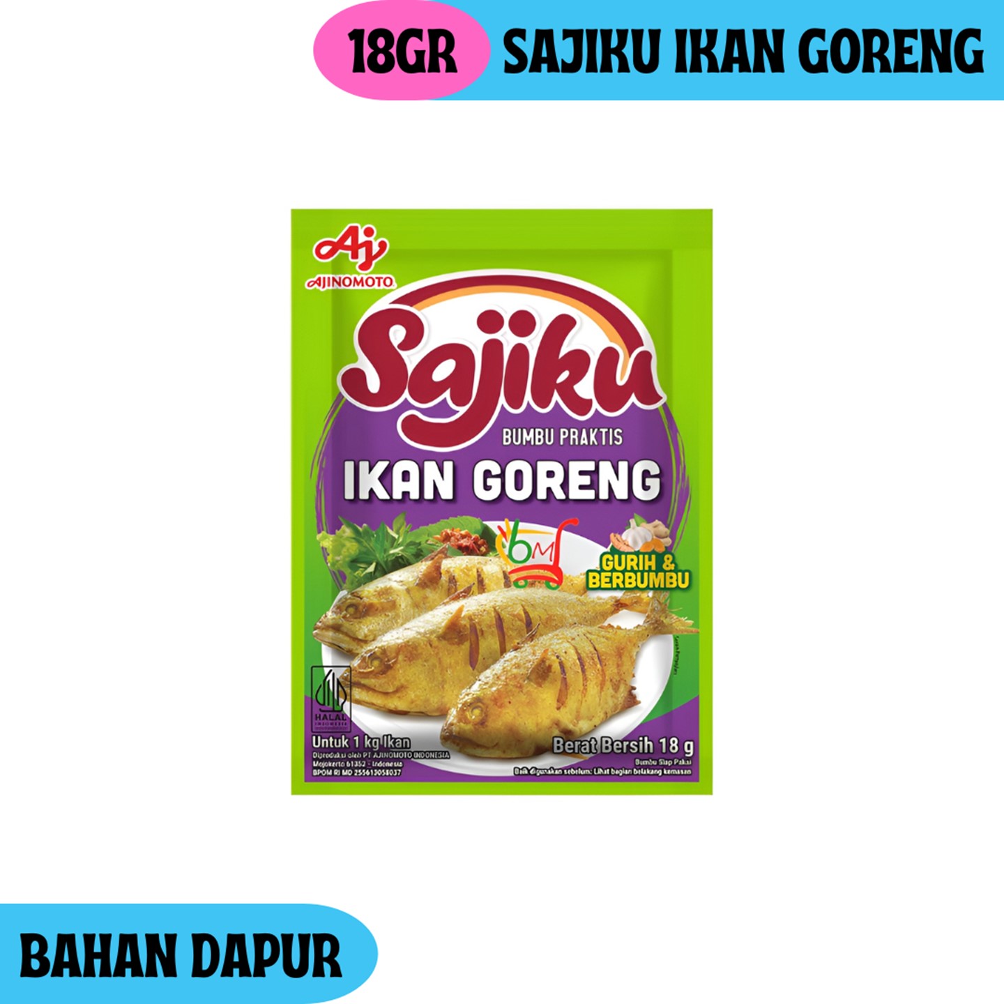 Sajiku Ikan Goreng Bumbu Masak Praktis dari Ajinomoto | Lazada Indonesia