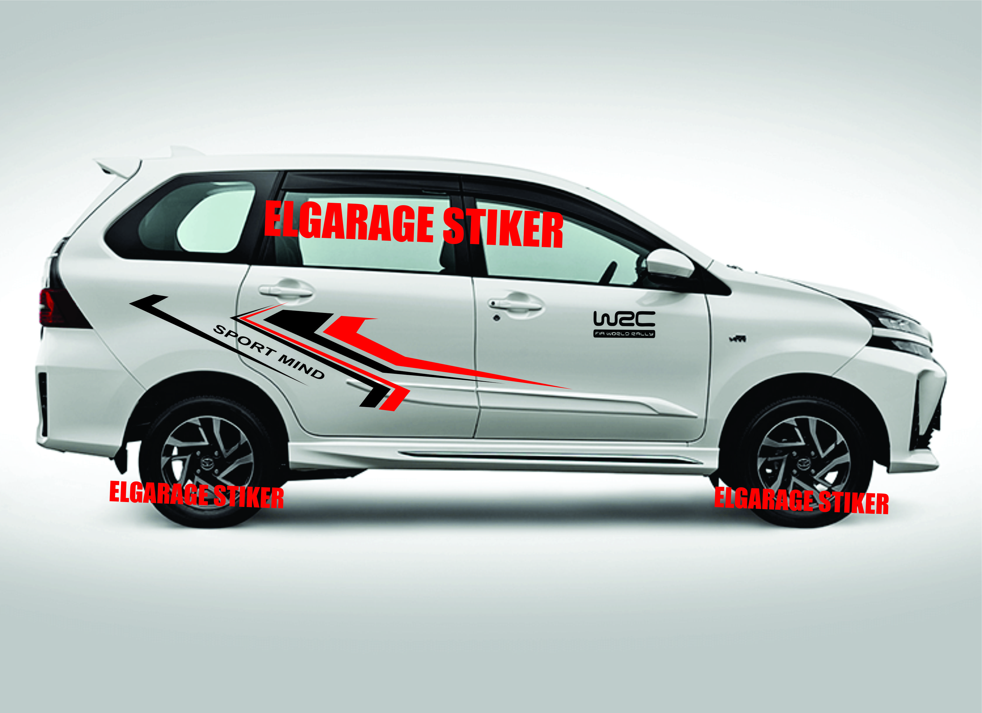 Stiker mobil toyota avanza stiker body mobil avanza cutting stiker ...