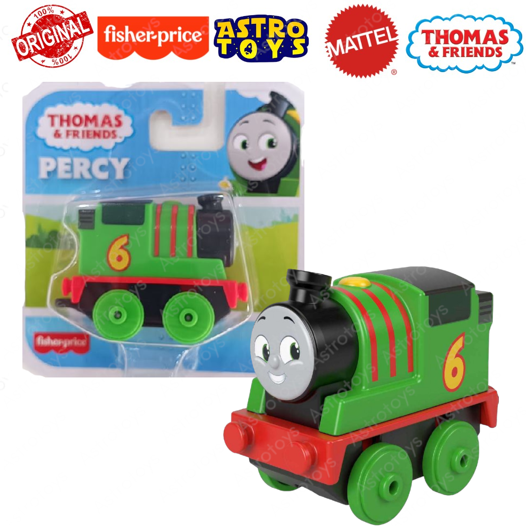 Fisher Price Thomas and Friends Percy New Look Plastic Engine Push ...
