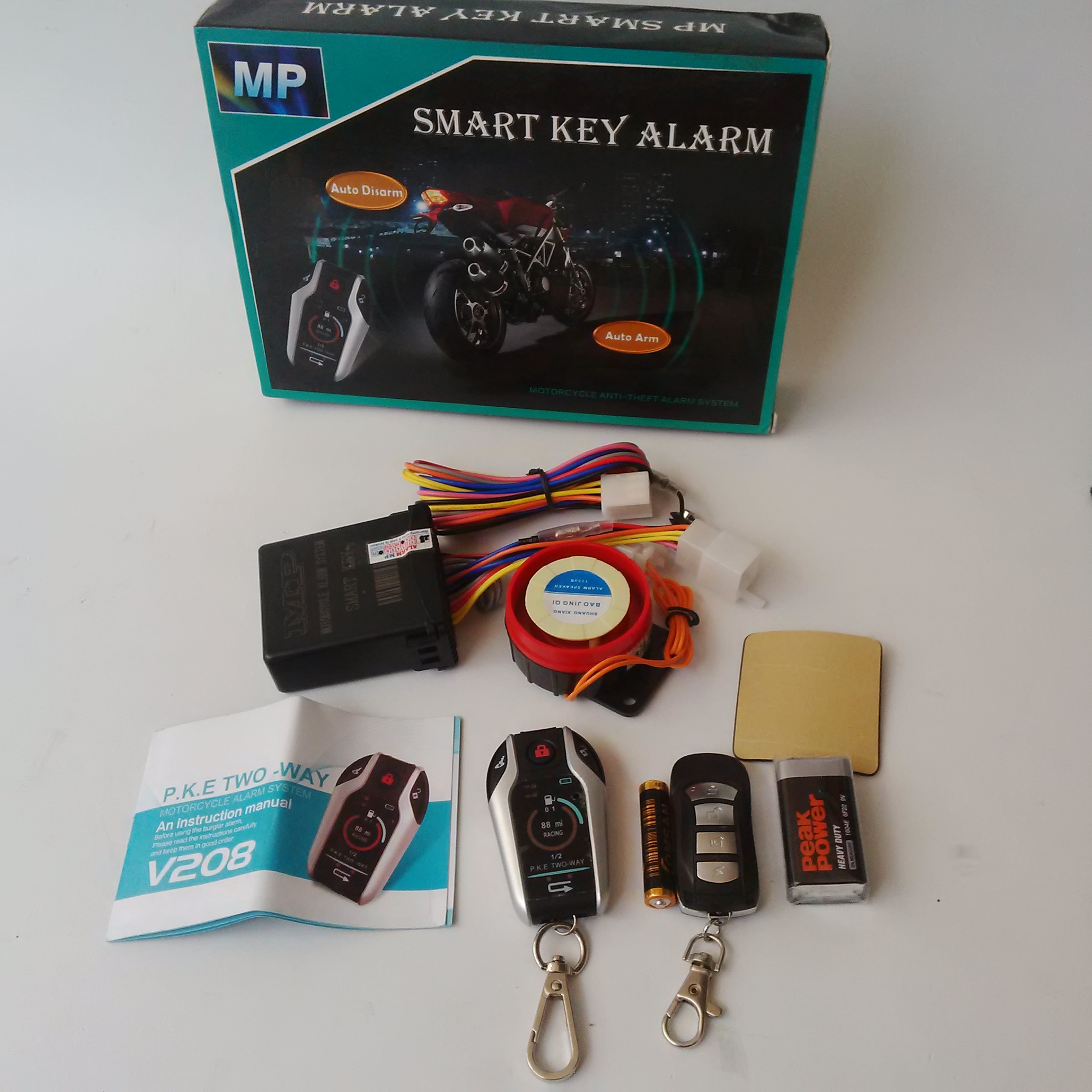 Alarm Motor CB150R Aerox Vario New Nmax Keyless MP Smart Key | Lazada ...