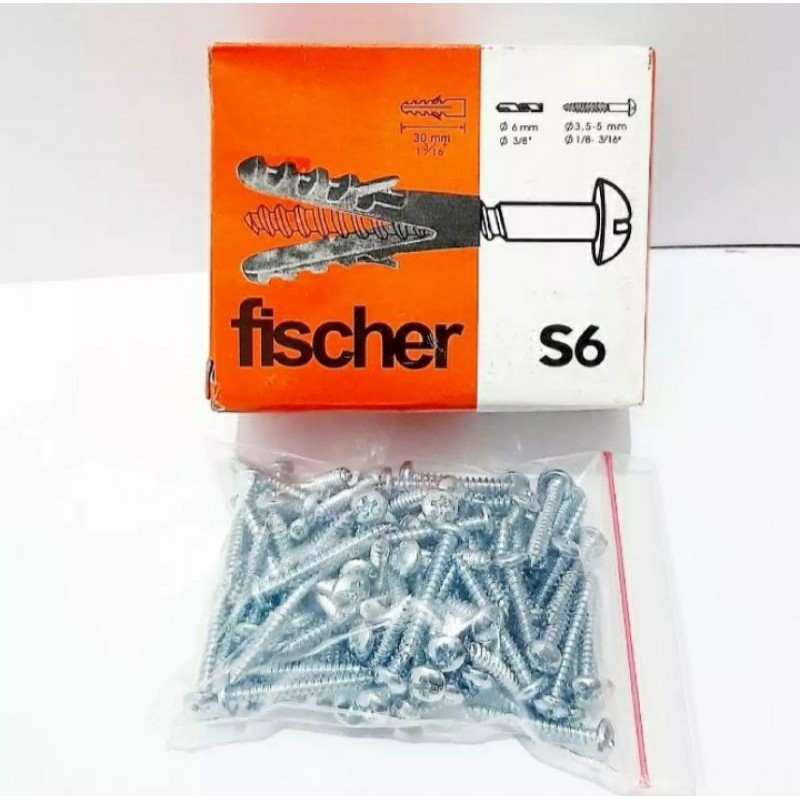 Fisher Sekrup / BAUD FISER / FISHER SET + skrup - Sanitary Berkat | Lazada Indonesia