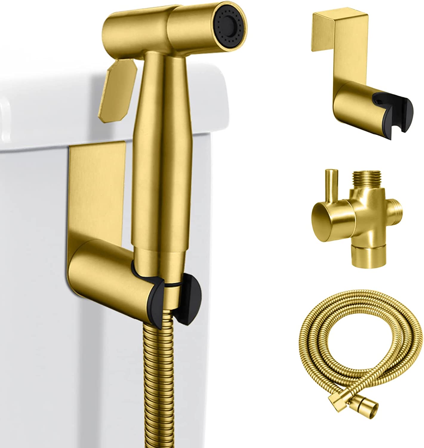 Kepala Jet Washer Shower Closet Bidet Water Spray 5 Set T103 JIQUAN Aksesoris Kamar Mandi Desain Gold Dan Silver Pengiriman Ekonomis Lazada Lazada Indonesia