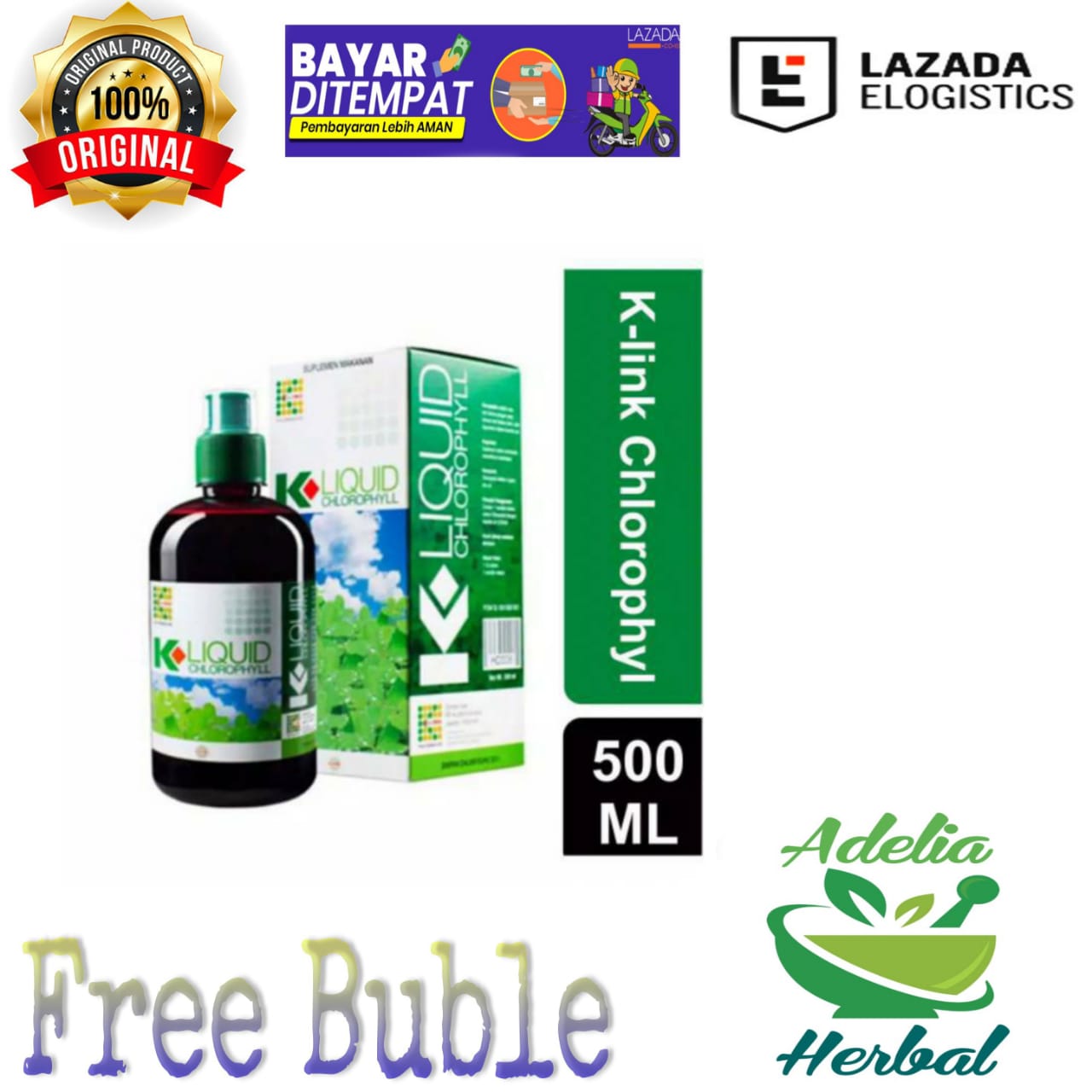 Klink Liquid Chlorophyll 500 ML | K-link Klorofil | K Link Clorofil ...