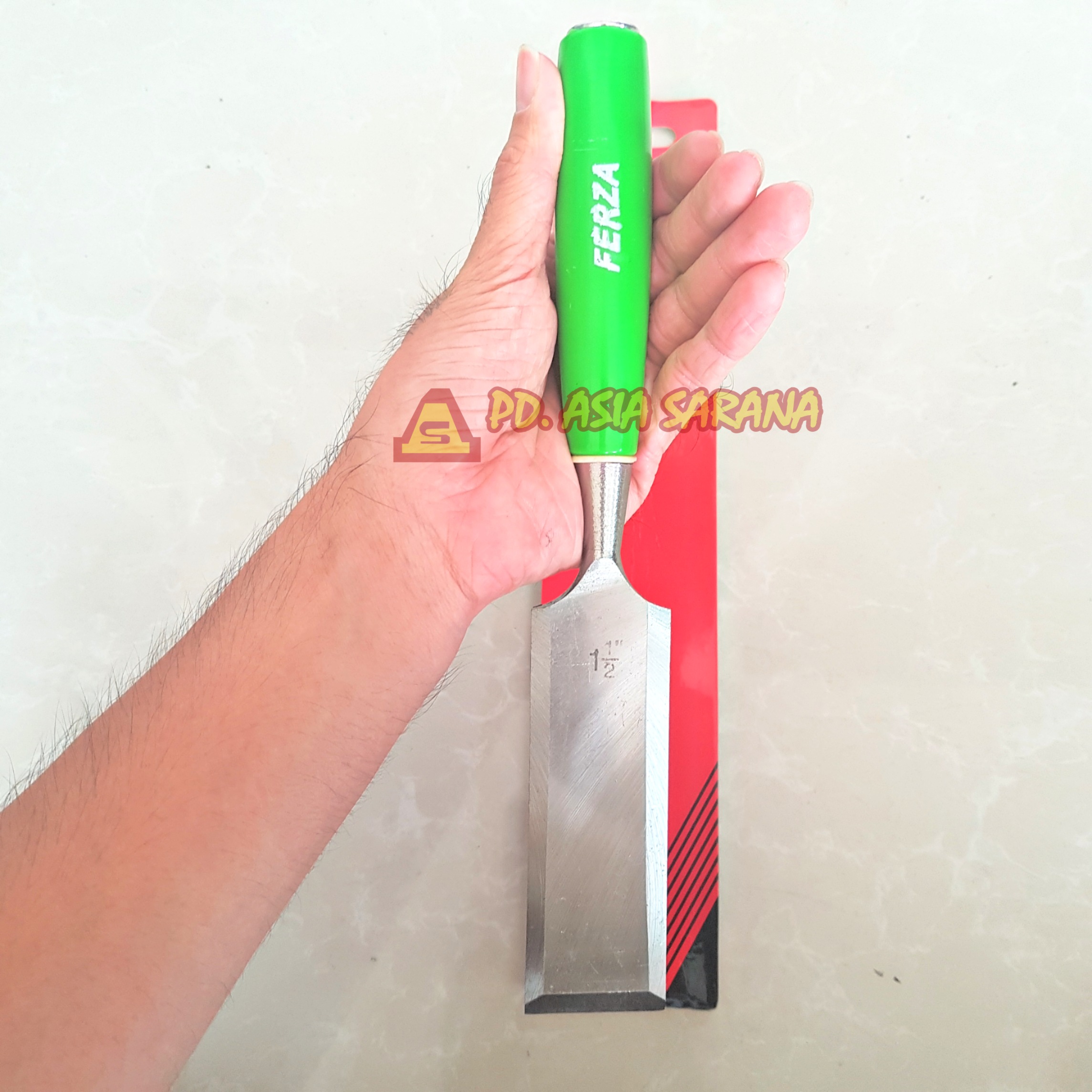 Alat Pahat Cungkil Kayu [1 1/2"] / Wood Firmer Chisels / Tatah Kayu ...