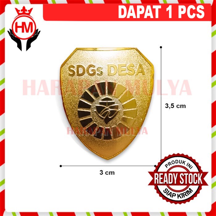 Pin SDGs Desa Logam Kuningan Magnet Bros SDGs Desa Kemendesa - Harapan Mulya / 1pcs | Lazada ...