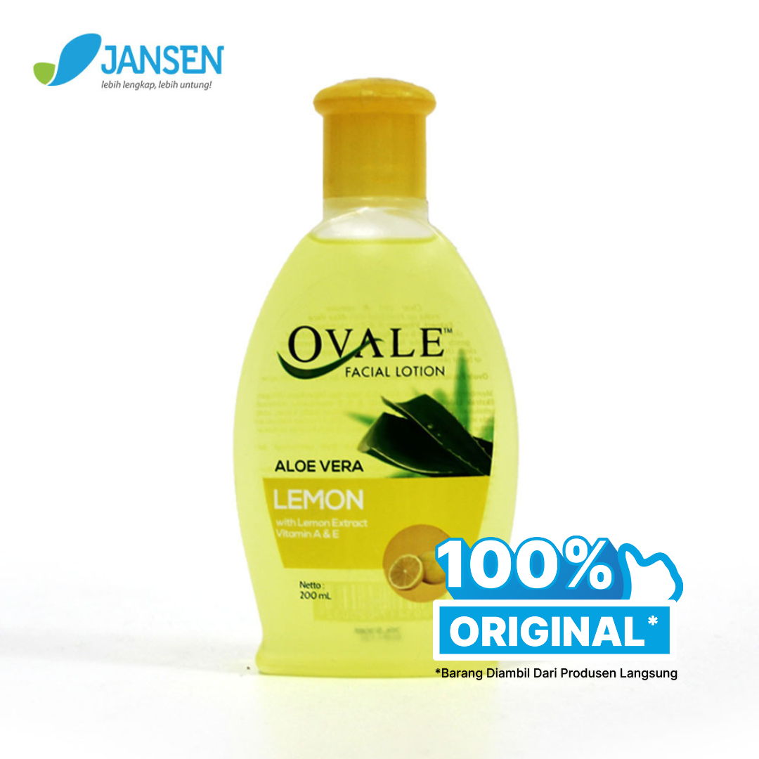Ovale Facial Lotion Lemon - Pembersih Wajah 200 Ml | Lazada Indonesia
