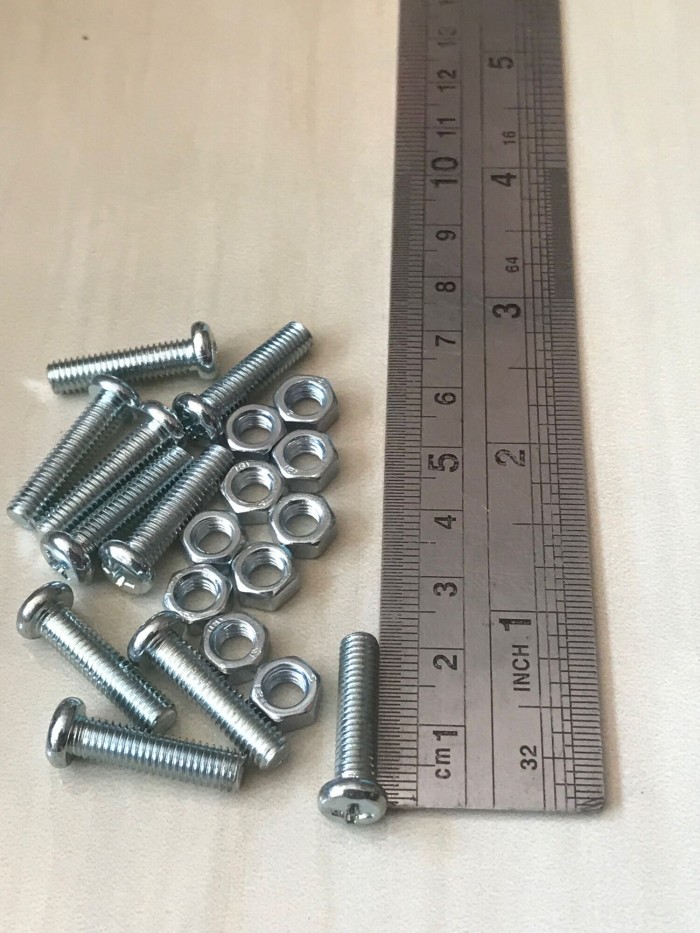 (Paket 10 pcs) Baud/Baut JP Obeng + Mur 8 5mm x 2 cm | Lazada Indonesia